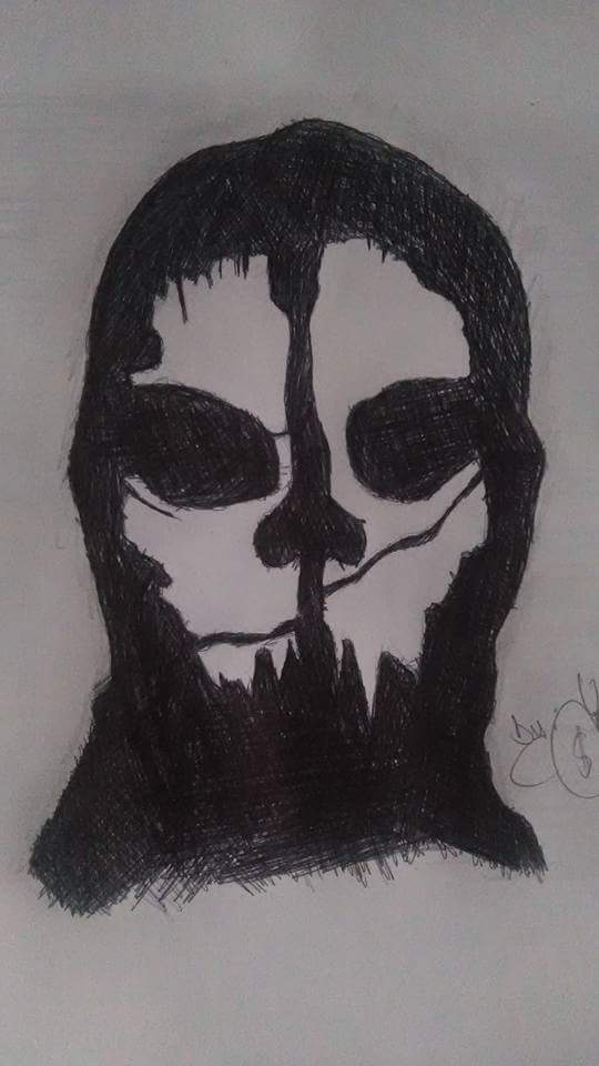 Call Of Duty Ghosts Drawing Mask