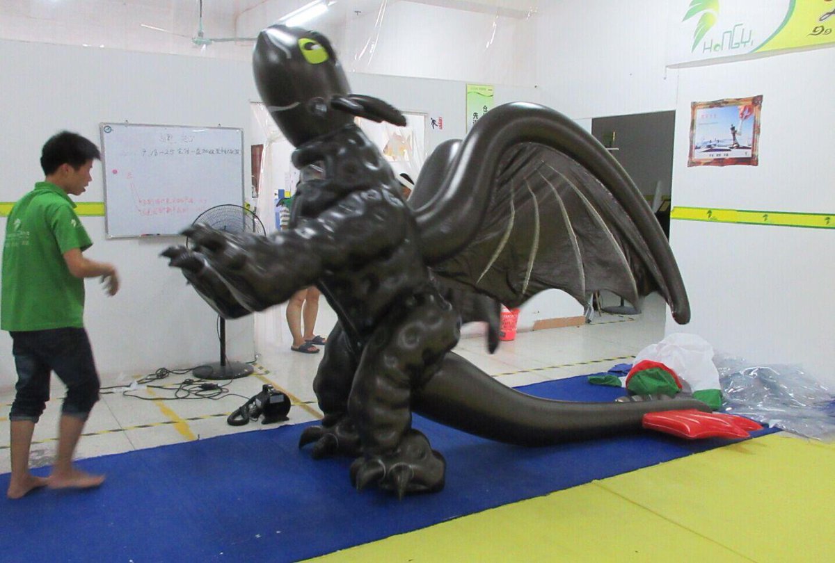 write a letter Ironic Ideally inflatable toothless costume Trojan horse ...