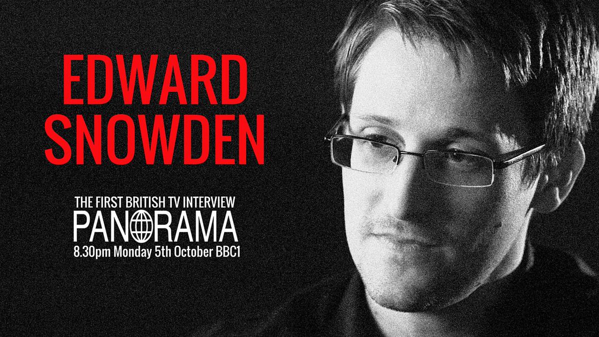 ERIC SNOWDEN – Appearing on 1rst British Television Interview tonight ...