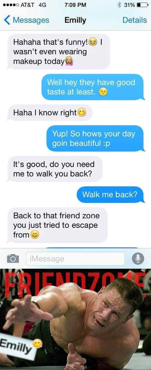 Funny Friend Zone Texts