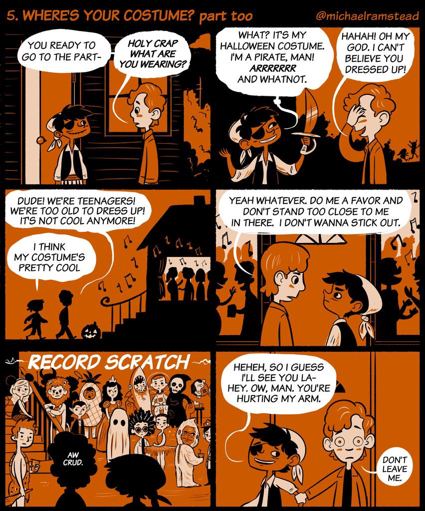 「Halloween comic a day! Day 5! 」🍁Michael Ramstead🍁の漫画