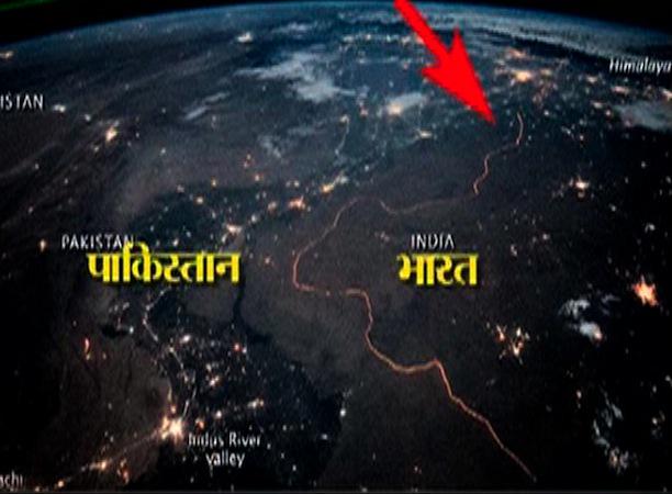 Watch how beautiful the India- Pakistan border looks from space NASA ...