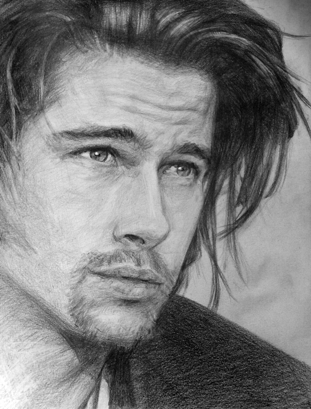 Brad Pitt Drawing