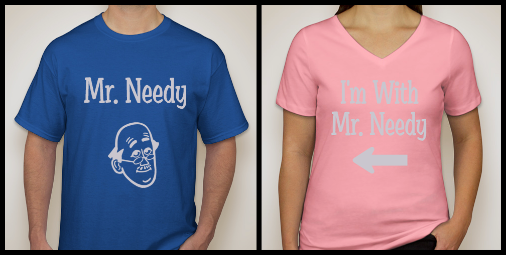 Mr Needy: Mike provides brand new t-shirt design inspiration