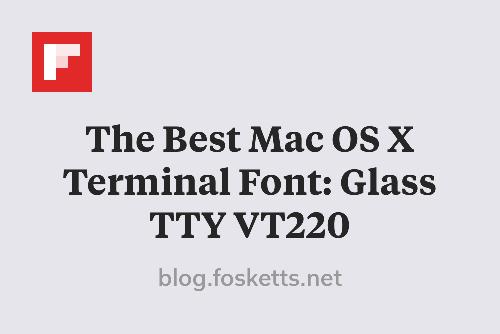 Best terminal font for mac - booclass