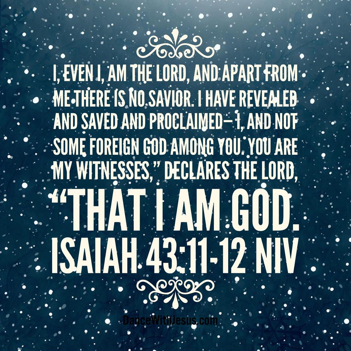 Isaiah 43 Niv