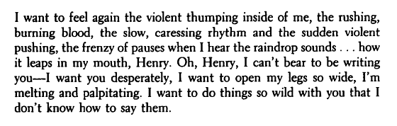 Henry Miller Anais Nin Letters
