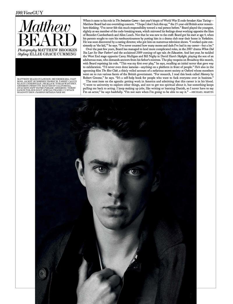 Matthew Beard Burberry