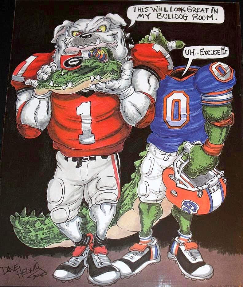 Georgia Football Cartoons