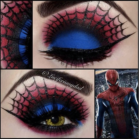 Spiderman Makeup