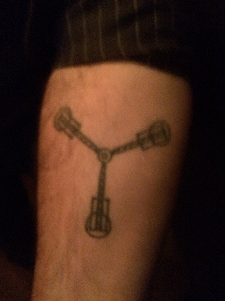 Flux Capacitor Tattoo