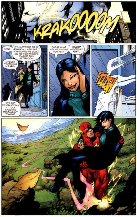 Wally West And Linda Park