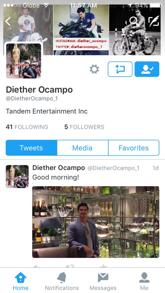 Diether Ocampo Instagram