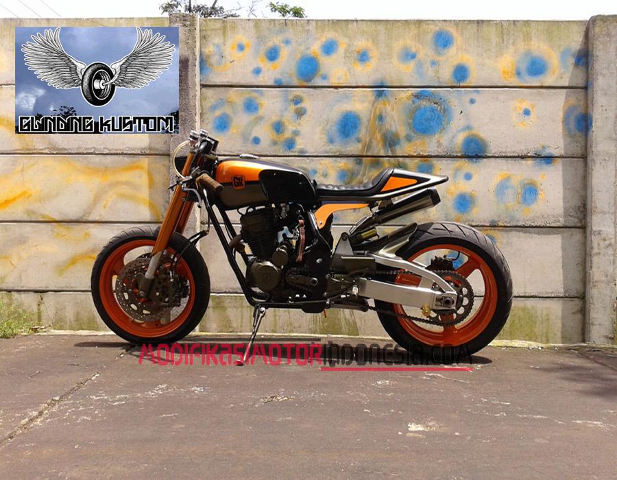 Modifikasi Motor Megapro Cafe Racer | Reviewmotors.co