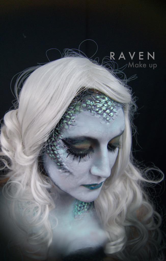Evil Siren Makeup