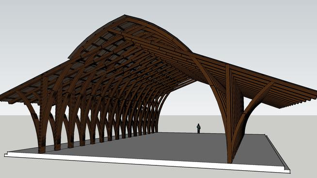 Pavilion Sketchup Model Sellers mfginc pavilion-sketchup-model-sellers-mfginc