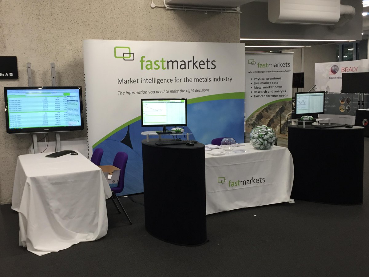 The FastMarkets stand is ready to go! Join us for live demos and free ...