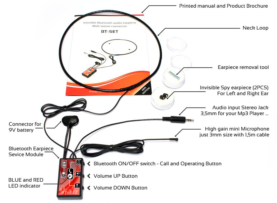Spy Earpiece Kit