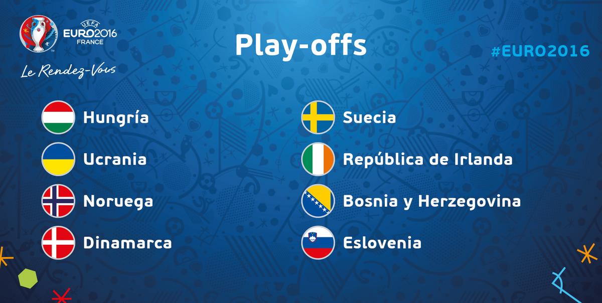 Conoce a los clasificados y a los que irán a repesca de la Eurocopa ...