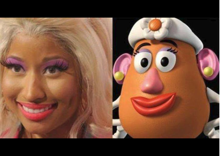 Mrs Potato Head Nicki Minaj