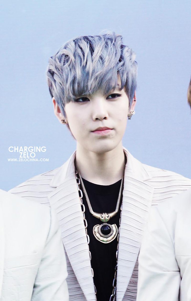 Zelo Bap Blue Hair