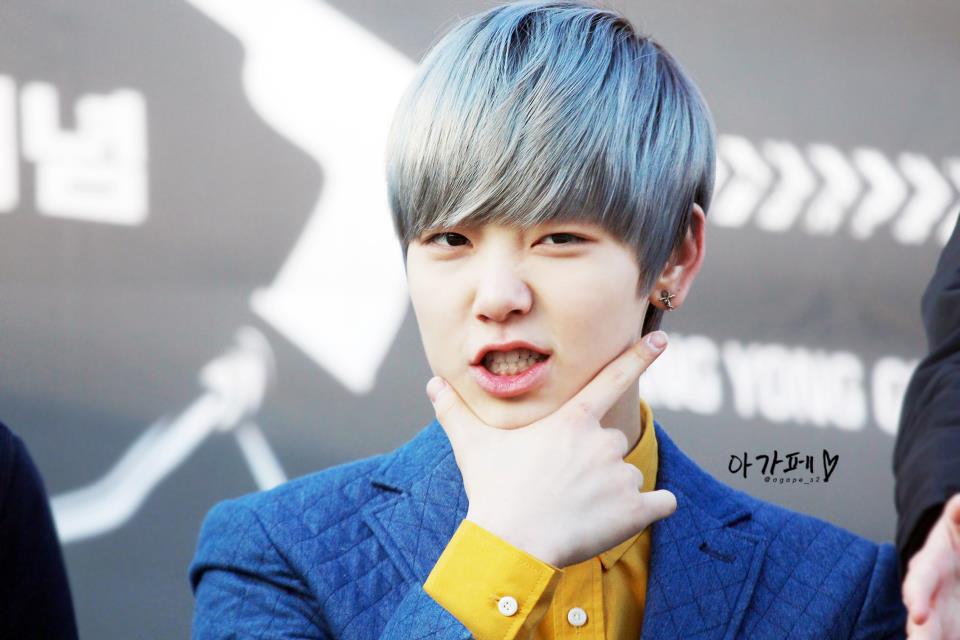 Bap Zelo Blue Hair