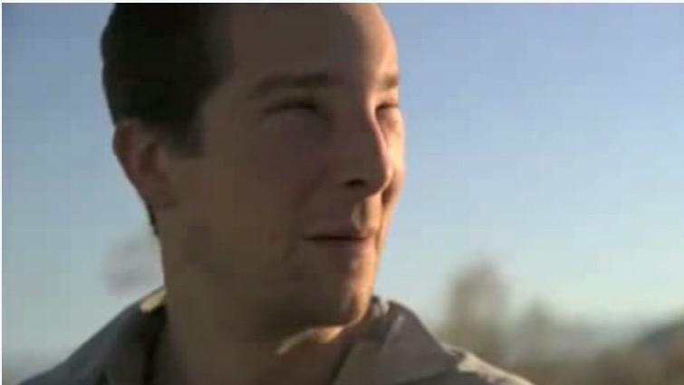 Bear grylls gets stung by bee. face swells. becomes benedict ...