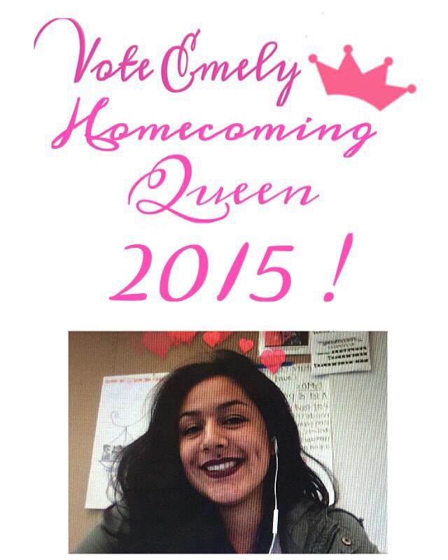 Vote Homecoming Queen Posters