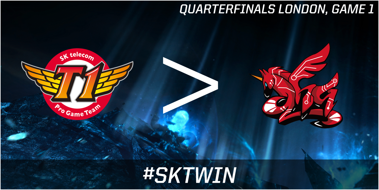 LoL Esports on Twitter: "SKT take down AHQ and secure a 1-0 series lead in this best of five! # ...