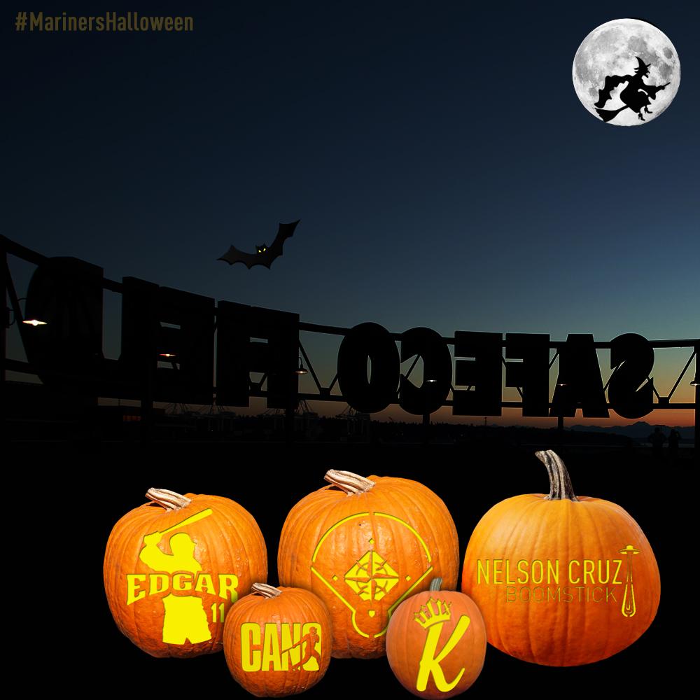 Step up your pumpkin carvings with over a dozen #MarinersHalloween ...