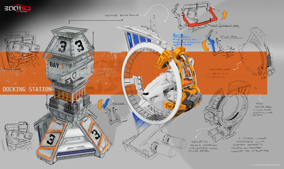 Docking tower concept art : r/3001SQ