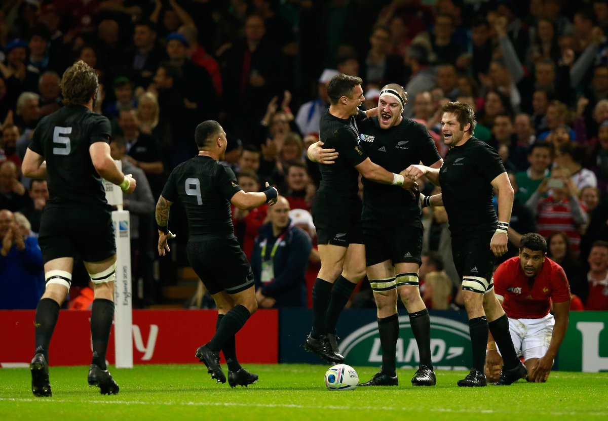 RSA will face NZL in the semi-finals. Good luck Springboks... RWC2015 ...