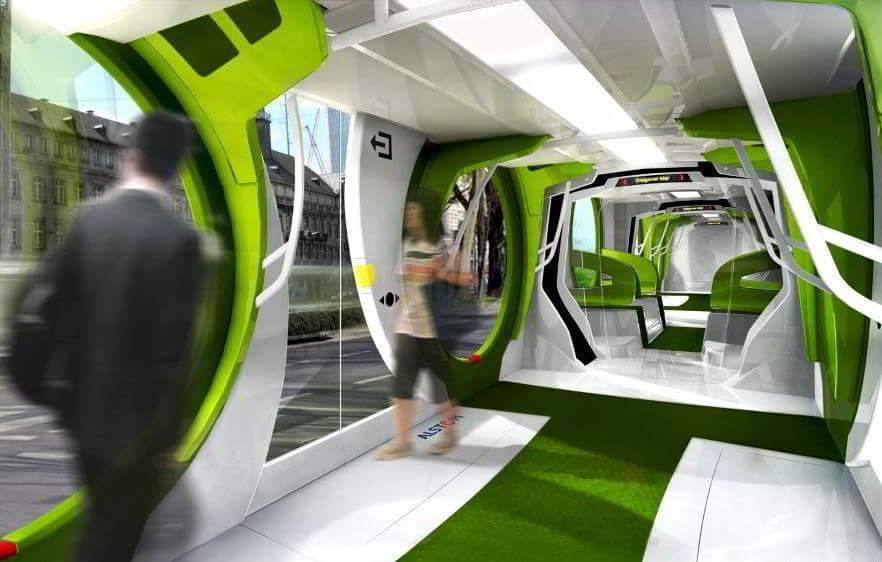 Loop train having some fun