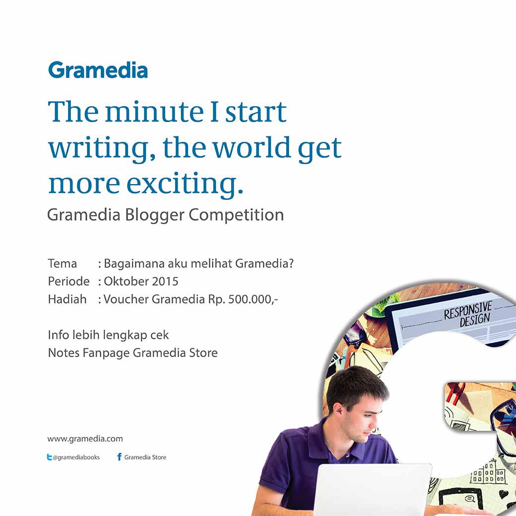 Gramedia on Twitter: "Tuangkan ide dan inspirasimu dlm Gramedia Blogger Competitions. http://t ...