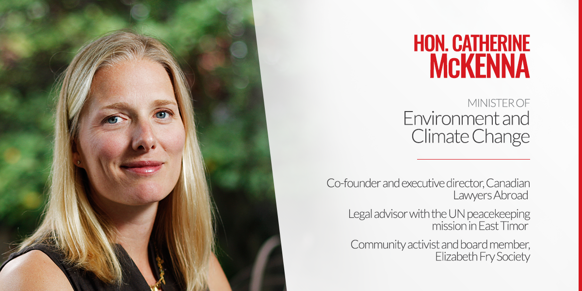 Catherine McKenna(Environment Minister) demands reporter's outlet stop ...