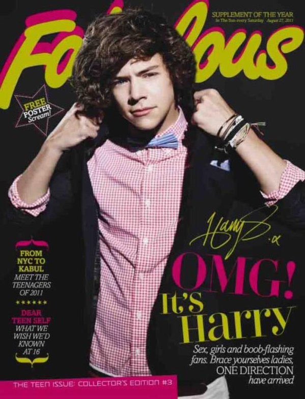 One Direction Fabulous Magazine