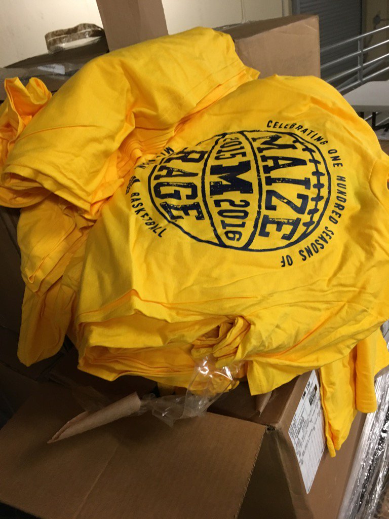 Maize Rage shirt: 2015-16 | mgoblog