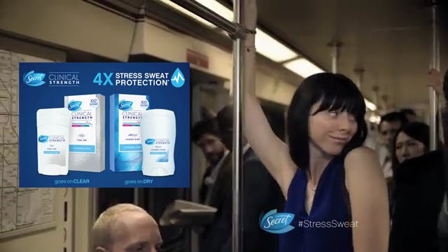 Secret Deodorant Ad