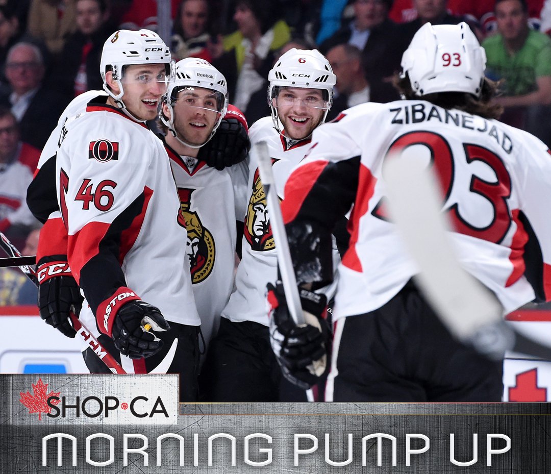 It's a #Sens game day! We're in MTL to face the Canadiens tonight at 7: ...