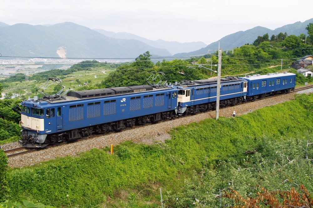 hyama N401編成 on Twitter: "2008年6月15日、EF64-38+EF65-1100+ﾏﾆ50-2191の長総への配給。#TLをロクヨンでいっぱいにしよう https ...
