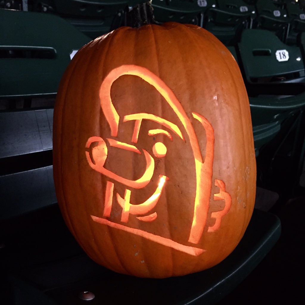 Donald Duck Pumpkin Carving Stencil