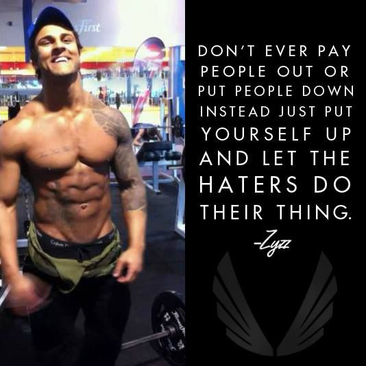 Zyzz Quotes Haters