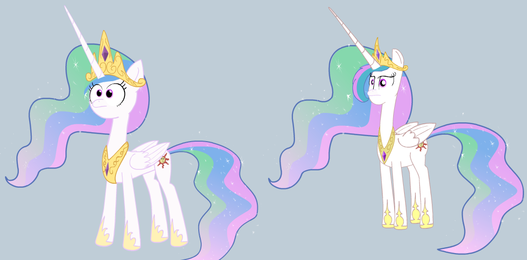 Princess Celestia And Princess Luna Vector Download Vector Princess