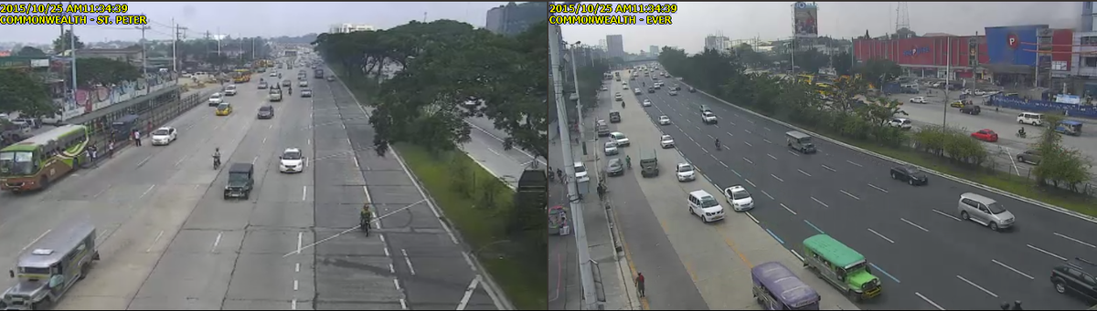 Traffic view of Commonwealth St. Peter and Commonwealth Ever as of 11: ...