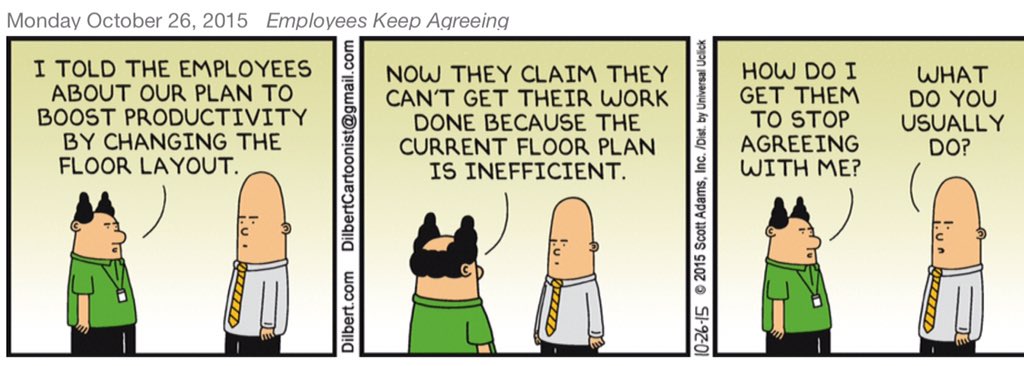 Inefficiency Dilbert