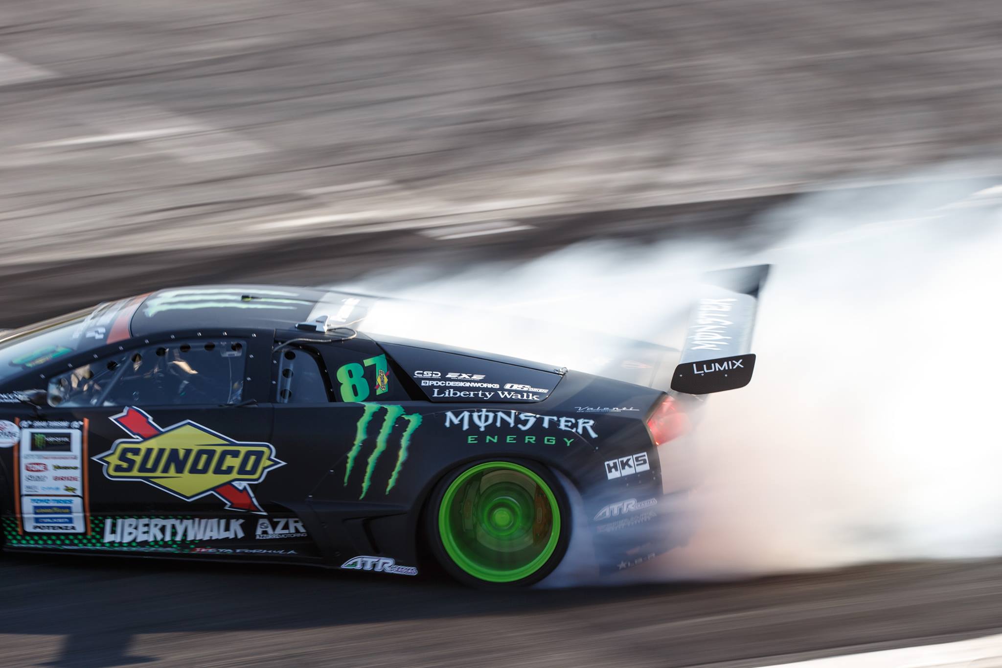 Monster Energy Cars Drifting