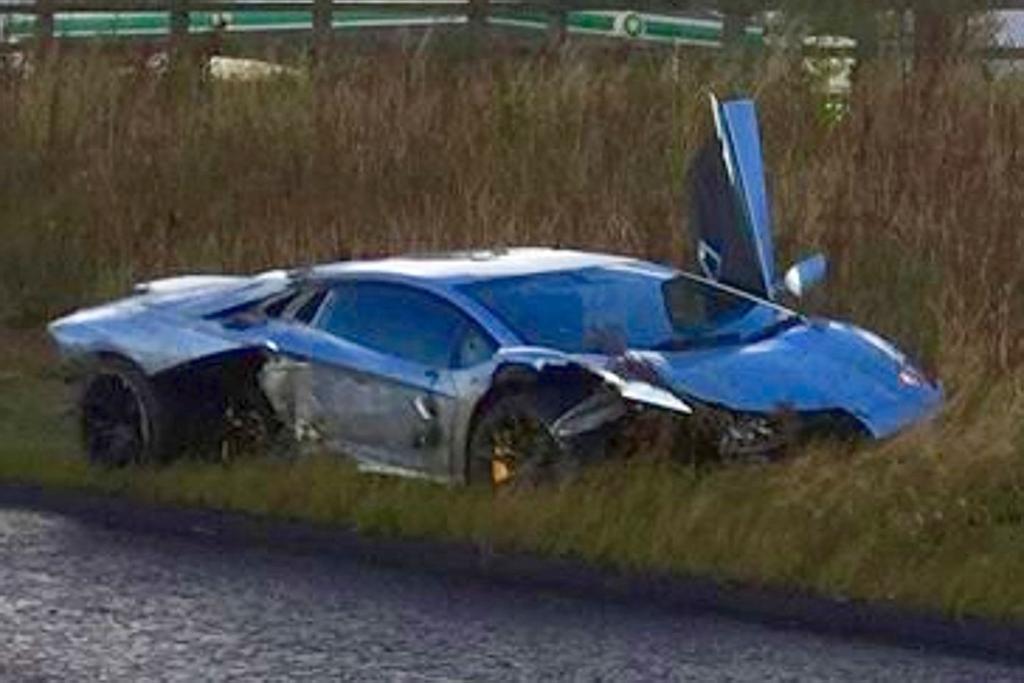 Lamborghini Reventon Crash