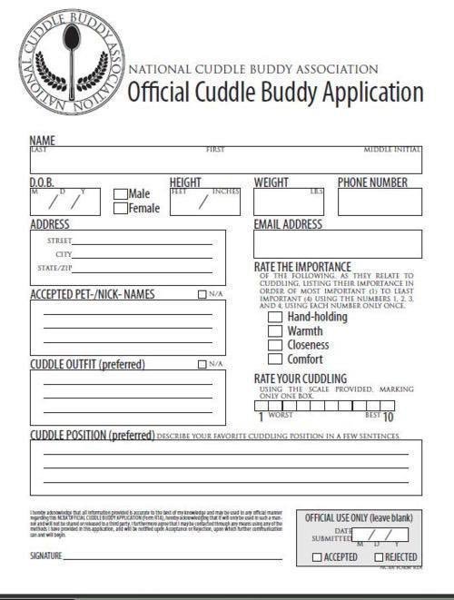 Official Cuddle Buddy Application
