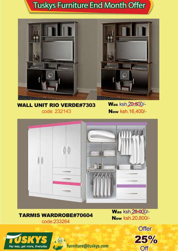 Tuskys wall units store