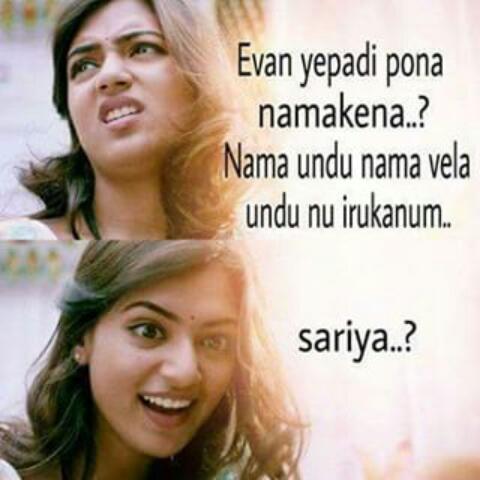 Raja Rani Nazriya Dialogue